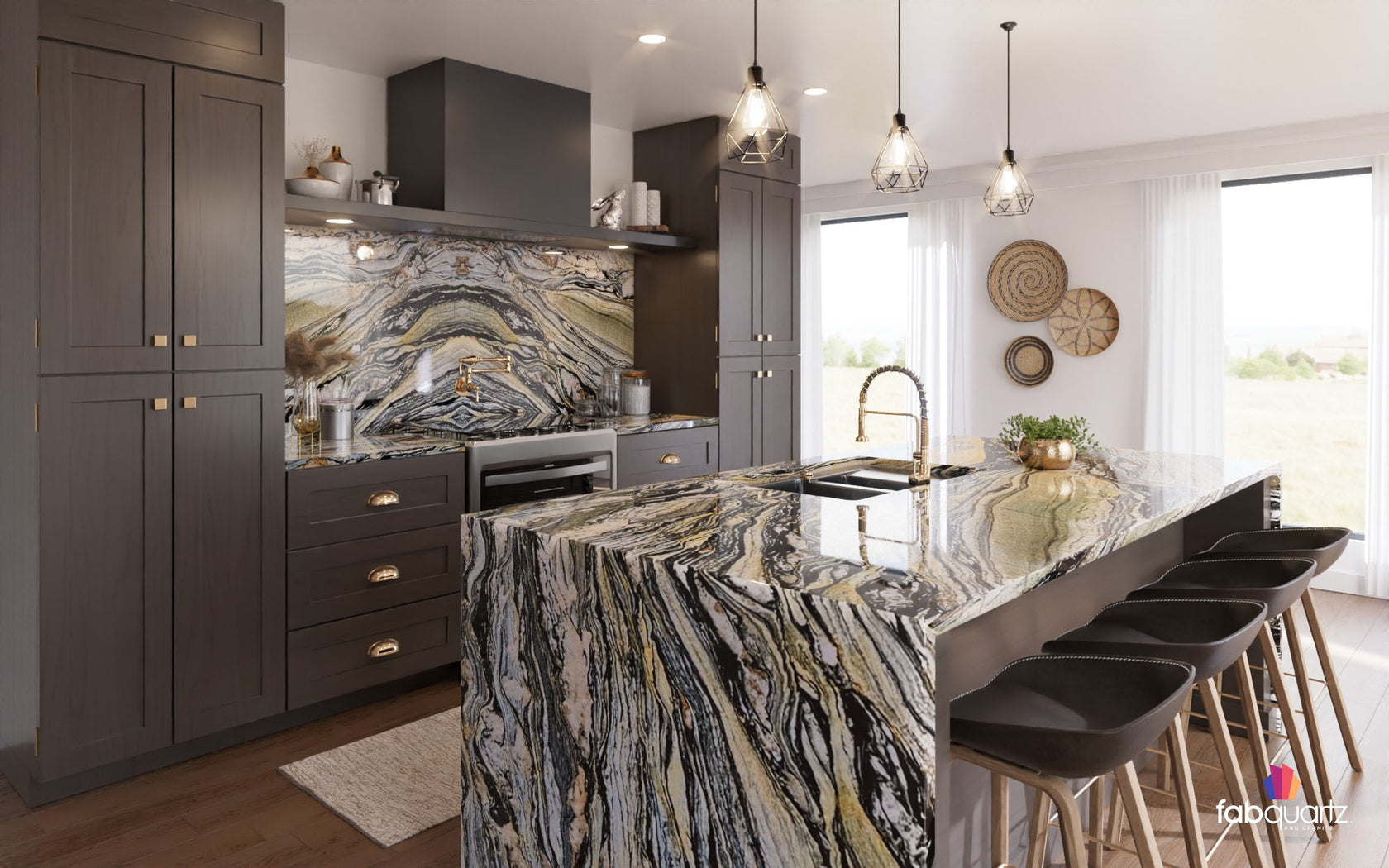 Ocean Fantasy Quartzite – FabQuartz and Granite
