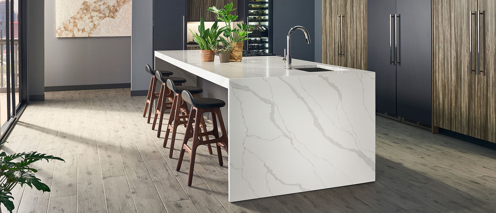 Calacatta Idillio - Premium Quartz Countertops | FabQuartz – FabQuartz ...